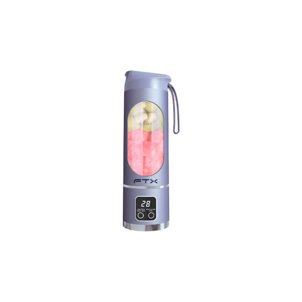 Licuadora Portatil FTX 25W Recargable 3 Funciones Morado PB-PR