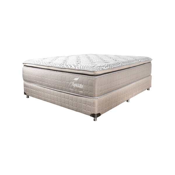 Sommier Paraná Majestic 180x200 Base+Colchon+Cabecera Lit Capitone